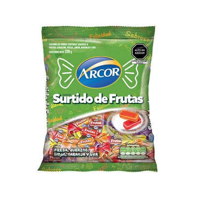 CARAMELOS SURTIDOS DE FRUTAS ARCOR 100 UNIDADES - Bolsa 100 unds ...