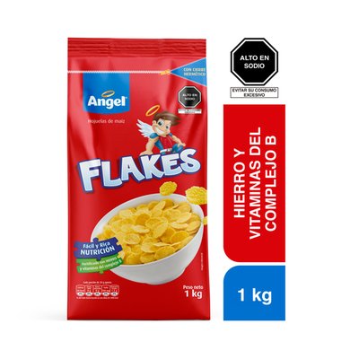 Cereal Hojuela De Maíz Angel Flakes 1 Kg - Bolsa 1 kg | Tottus Perú