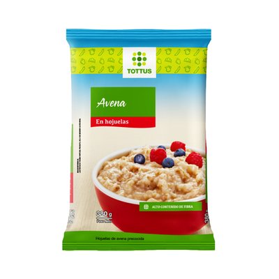 Avena En Hojuelas Precocida Tottus 380 Gr - Bolsa 380 gr | Tottus Perú