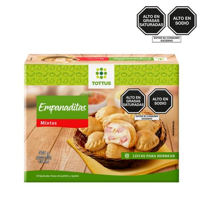 Empanaditas Mixtas Congeladas - Caja 15 unds | Tottus Perú