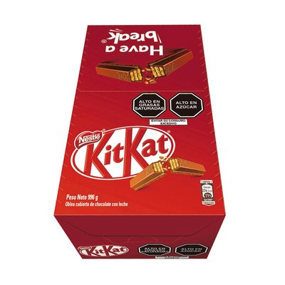 Caja De Chocolates Kit Kat 4 Fingers Milk 24 Unidades - Caja 24 unds ...