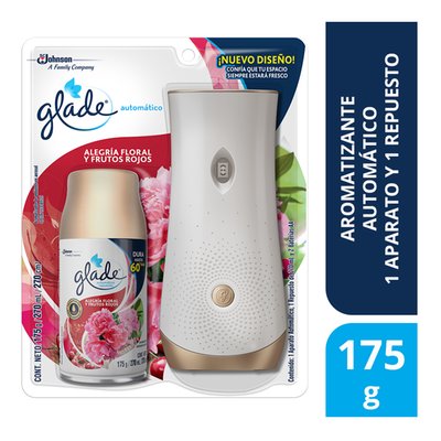 Glade Automático Unidad Alegría Floral Y Frutos Rojos - Pack 270 ml | Tottus Perú