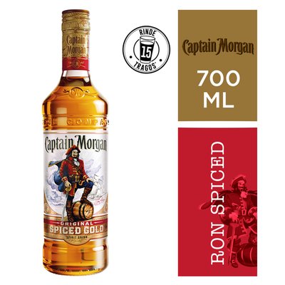 Ron Original Spiced Dorado 700 Ml - BOTELLA 700 ML | Tottus Perú