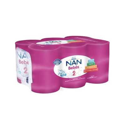 Six Pack Fórmula Láctea Líquida Nan 400 G - Lata 400 g | Tottus Perú