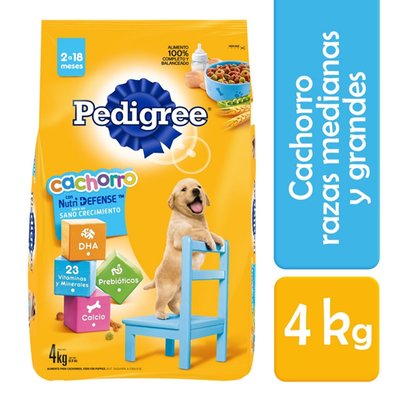 Comida Para Perros Pedigree Cachorros 4 Kg - Bolsa 4 kg | Tottus Perú