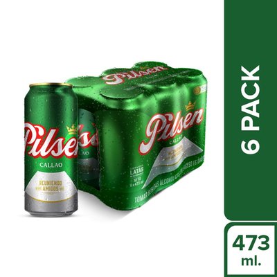 Six Pack Cerveza Lata 473 Ml - SIX PACK | Tottus Perú