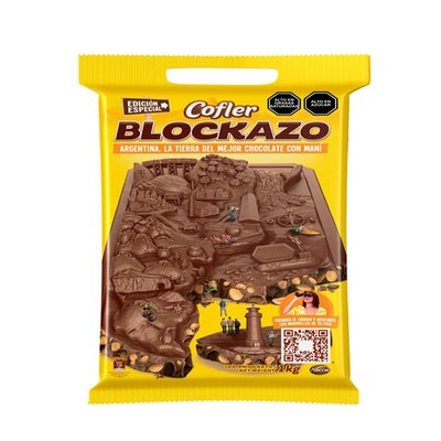 Tableta de chocolate Cofler Block de 1 kg | Tottus Perú