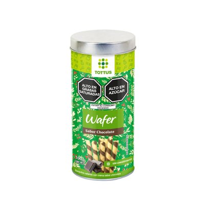 Wafer Roll de Chocolate Navidad Tottus de 100 g | Tottus Perú