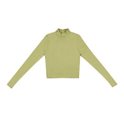 Polo Manga Larga Tejida Cuello Mujer | Tottus Perú