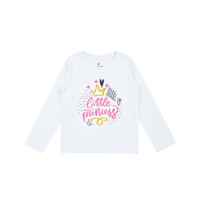 Polo Estampado Manga Larga Niña | Tottus Perú