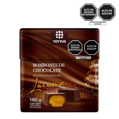 Bombones de chocolate con crema de lúcuma Tottus 20 unidades | Tottus Perú