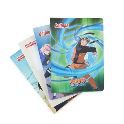 Cuaderno Naruto College cuadriculado de 80 hojas | Tottus Perú
